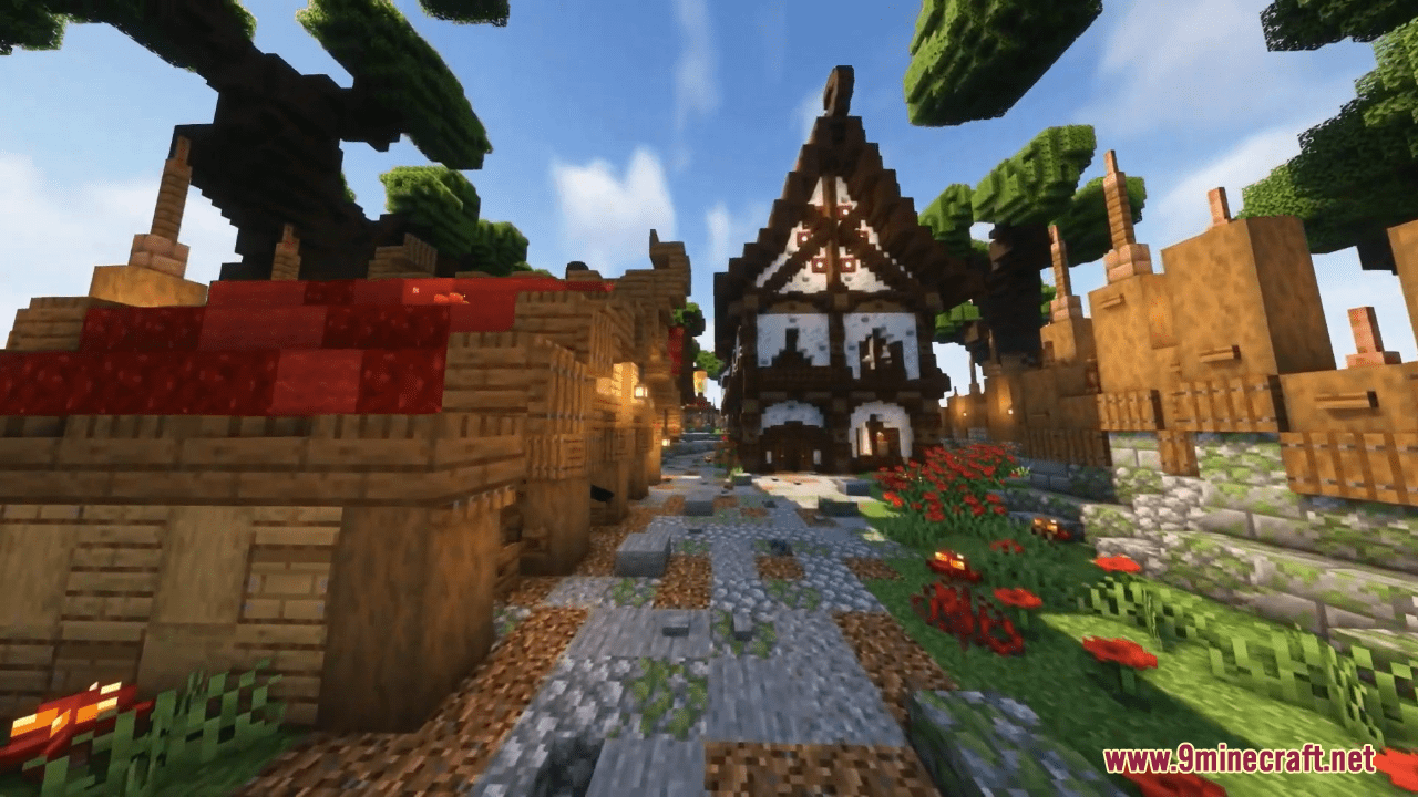 Fantasy Village Map - 1Minecraft