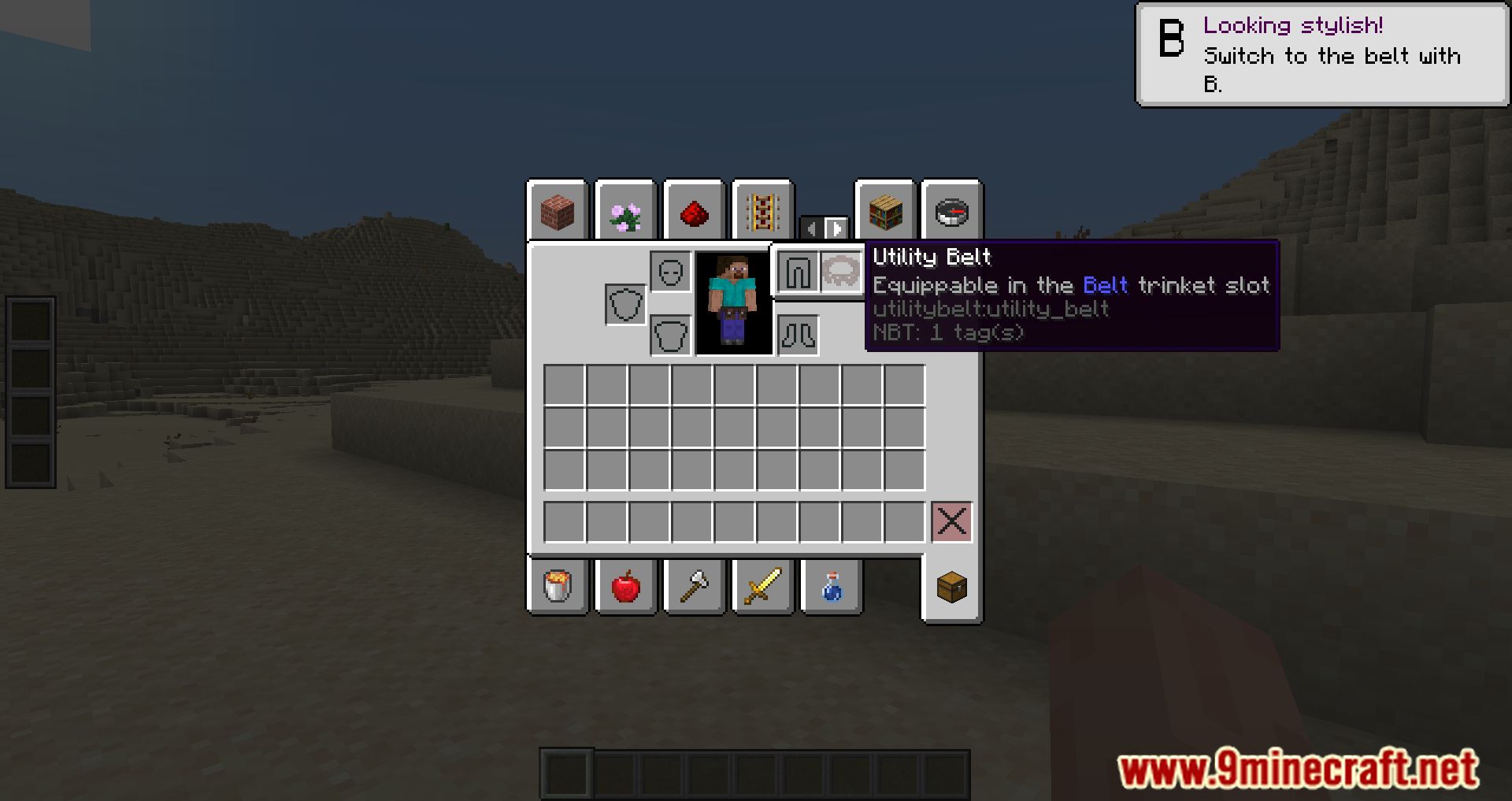 Utility Belt Mod - 1Minecraft