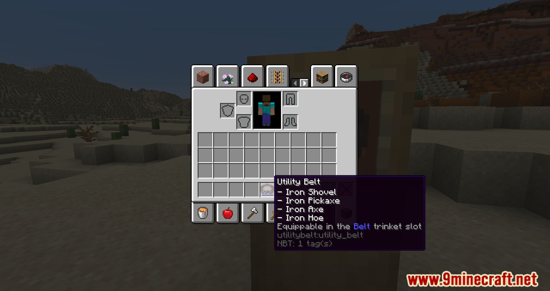 Utility Belt Mod - 1Minecraft