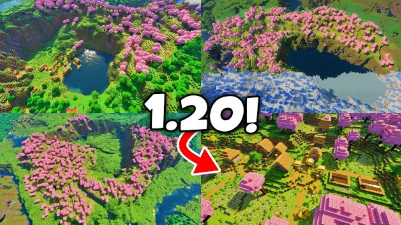 Top 5 Cherry Blossom Seeds For Minecraft Java Bedrock Edition 1 20 ...