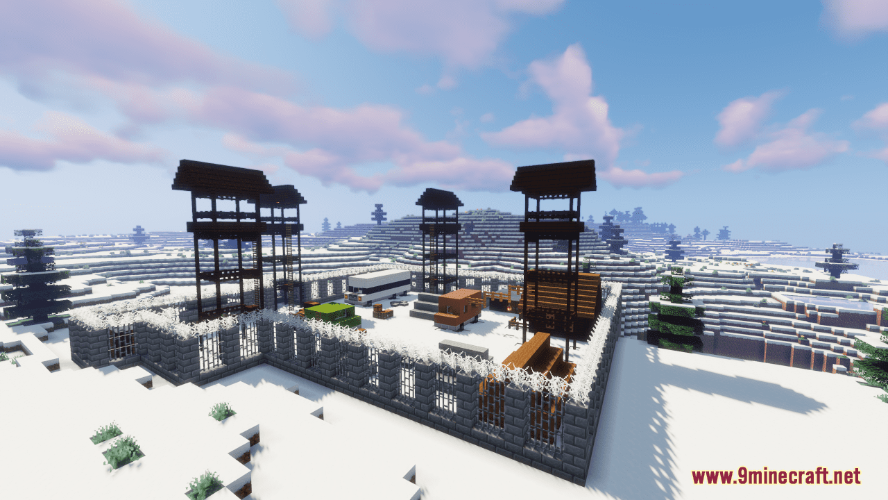 Post Apocalypse Survivor Camp Map - 1Minecraft