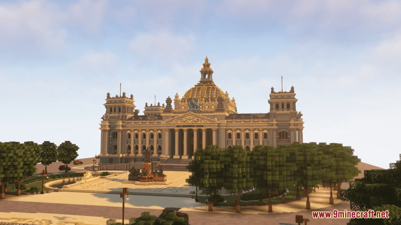 Reichstag Building Map - 1Minecraft