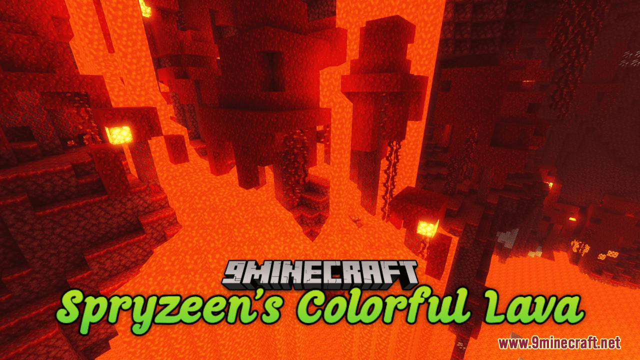 Spryzeens Colorful Lava Resource Pack - 1Minecraft