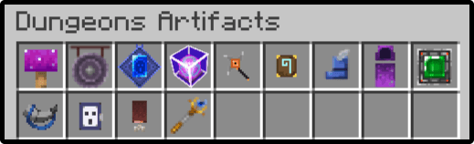 Dungeons Artifacts Mod - 1Minecraft