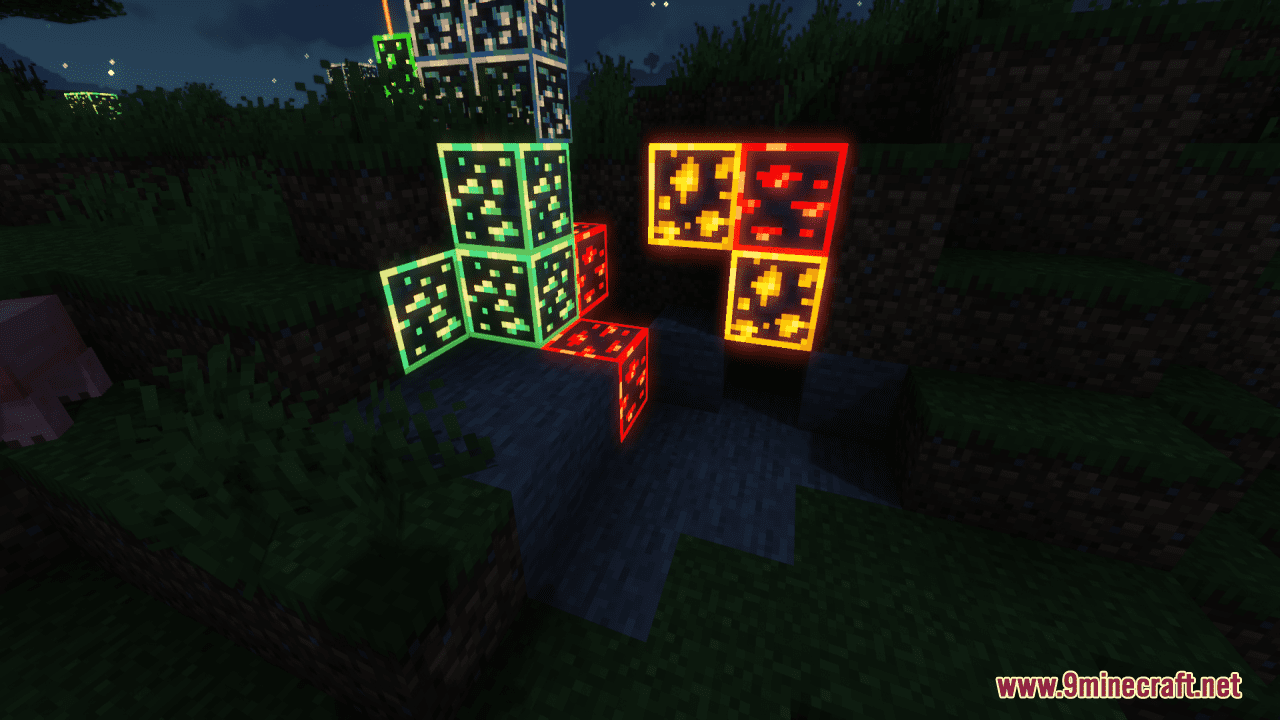 Emissive Ore Outlines Resource Pack - 1Minecraft