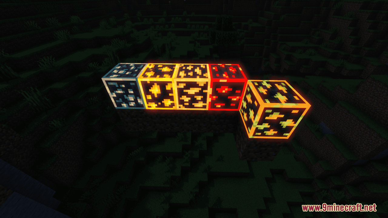 Emissive Ore Outlines Resource Pack - 1Minecraft