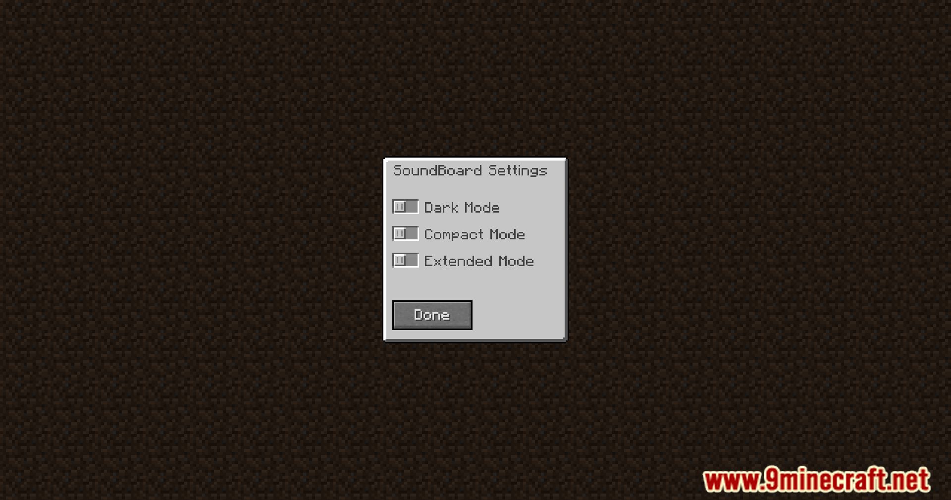 Sound Board Mod - 1Minecraft