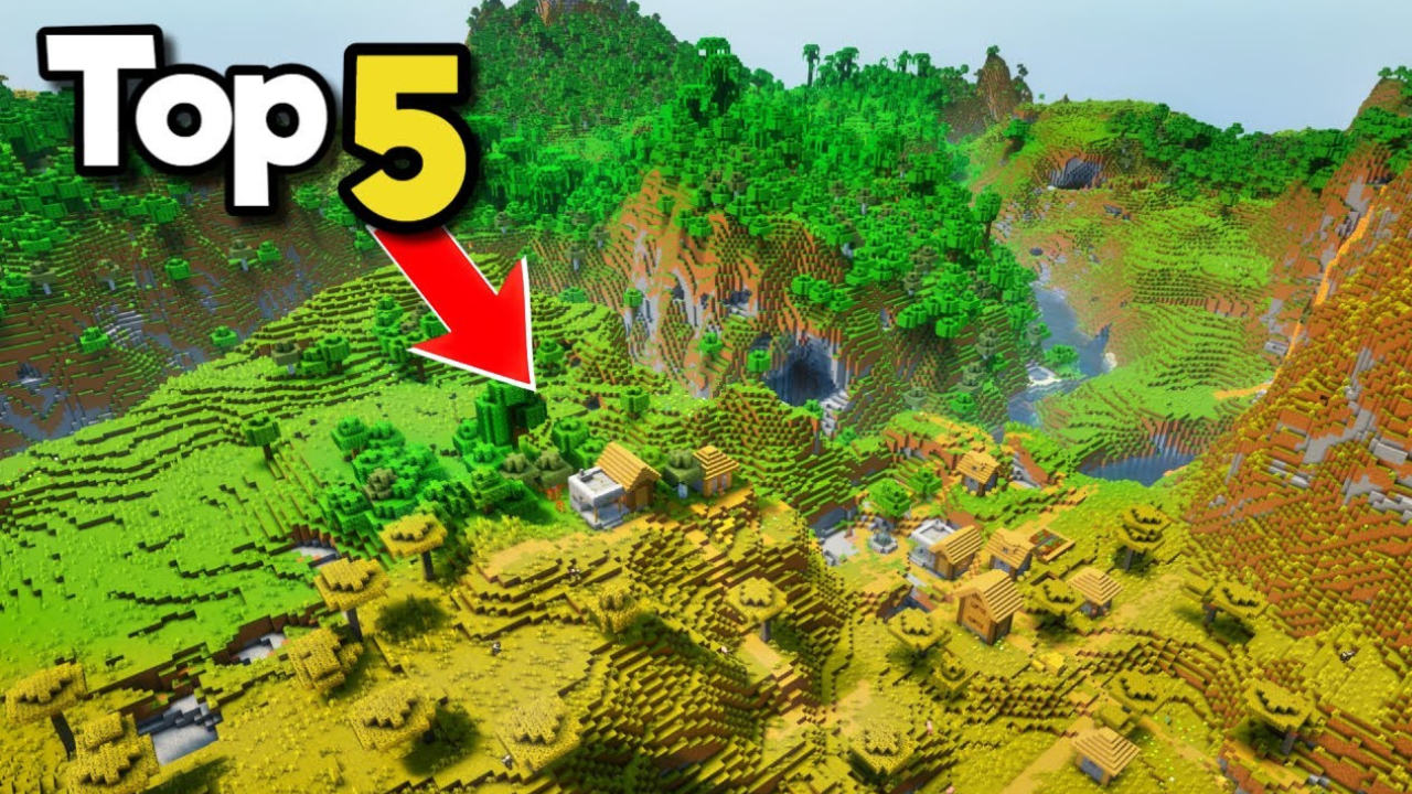 Top 5 Starter Seeds For Minecraft Java Bedrock Edition 1 20 - 1Minecraft