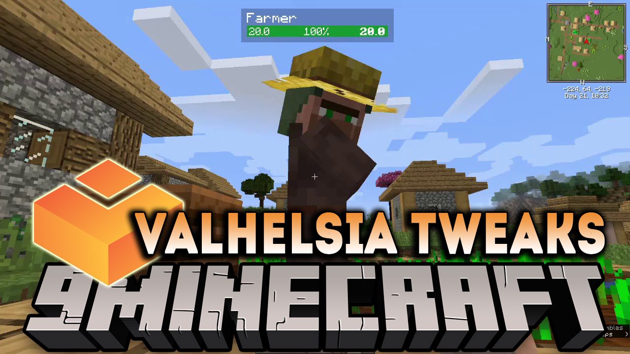 Valhelsia Tweaks Mod - 1Minecraft
