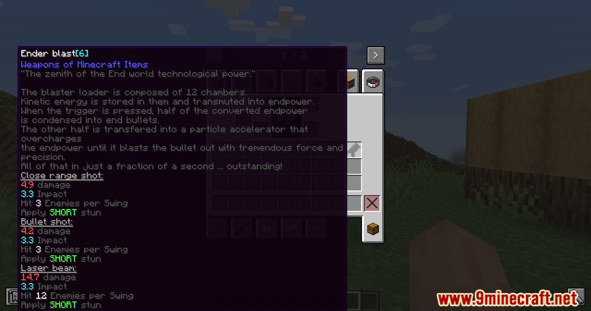 Weapons Of Miracles Mod - 1Minecraft